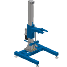 Industrial Lift Stands for Batch Mixers - Admix
